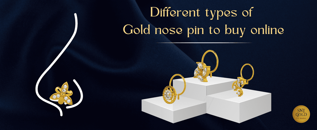 Different Types of Gold Nosepins to Buy Online - SNT Gold
