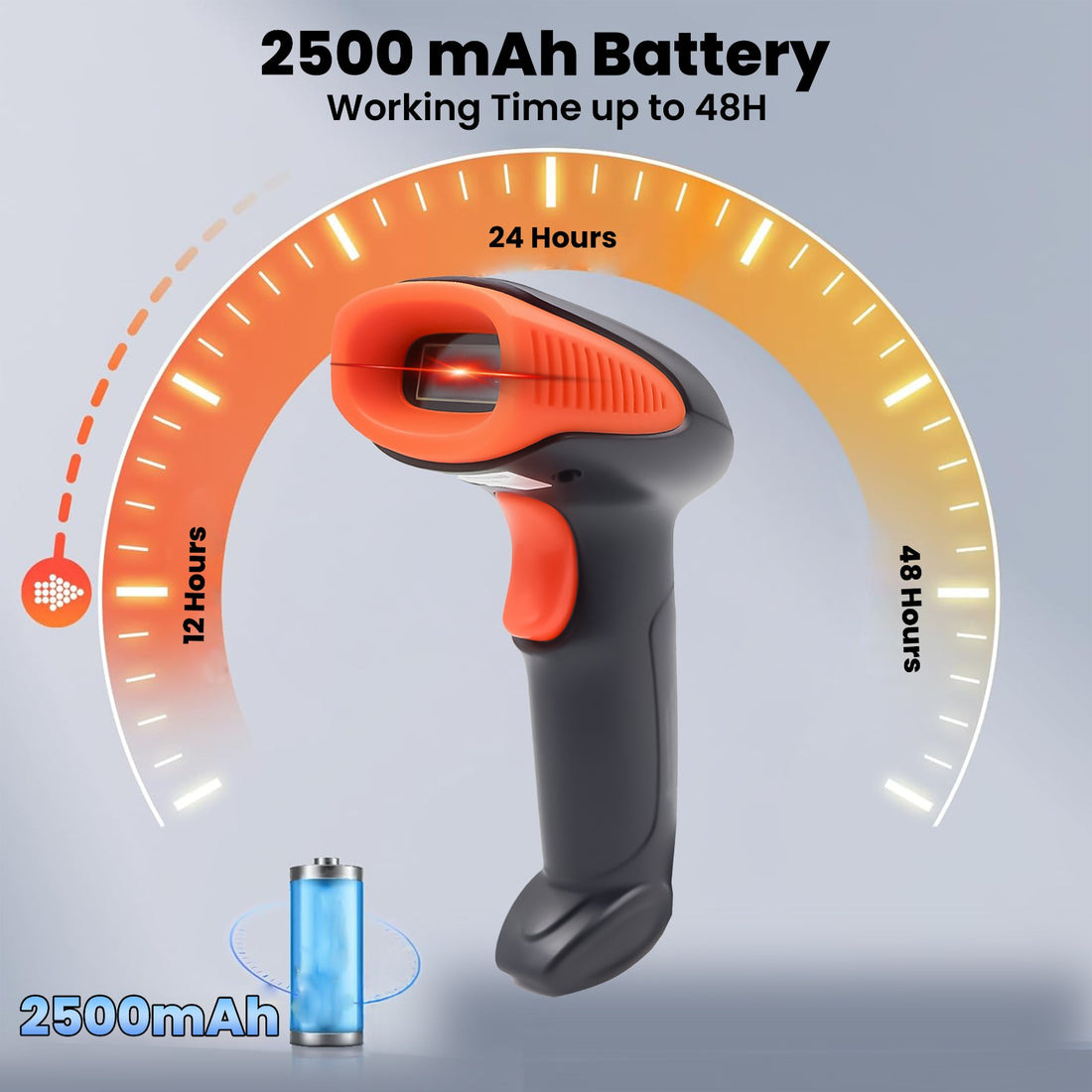 Wireless POS Barcode Scanner | 1D 2D Bluetooth barcode scanner